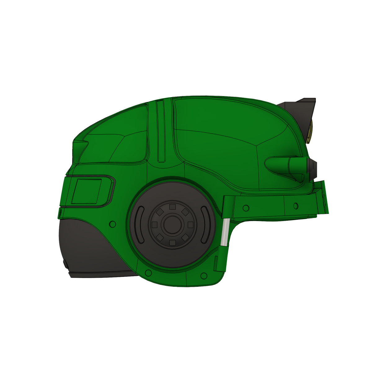 Combat Armor Helmet | Scaled to Fit | Raw DIY Kit – 3D Cauldron