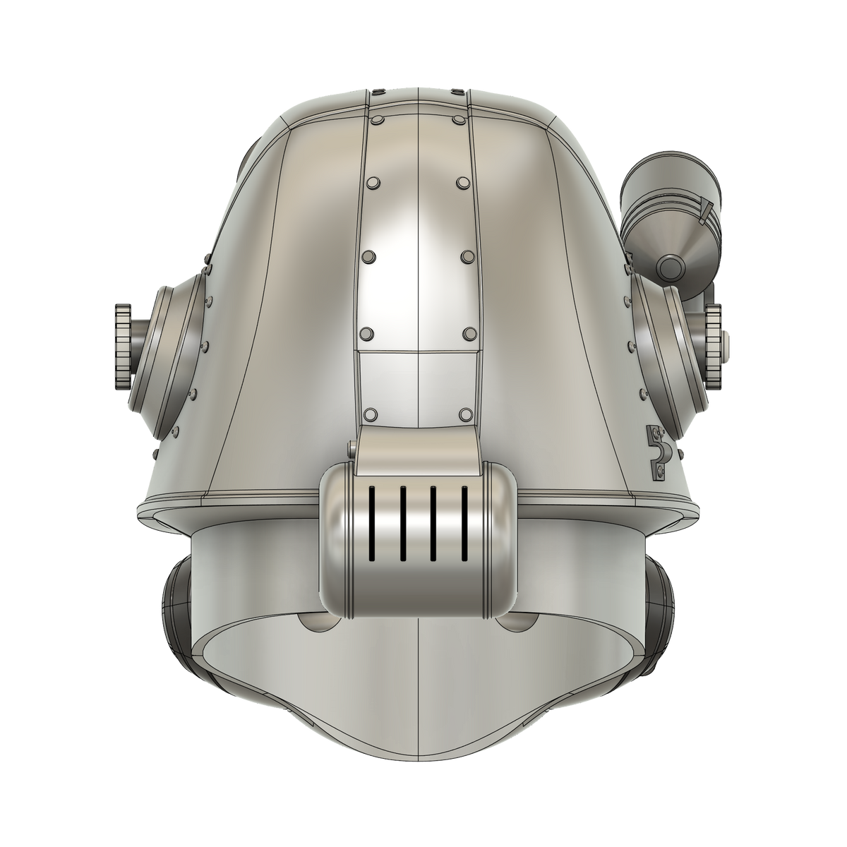 Fallout T-45 Power Armor Helmet | Scaled to Fit – 3D Cauldron