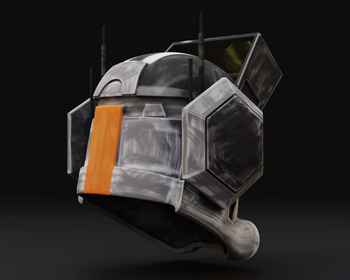 Tech Helmet Bad Batch | Raw DIY Kit Scaled for You! – 3D Cauldron