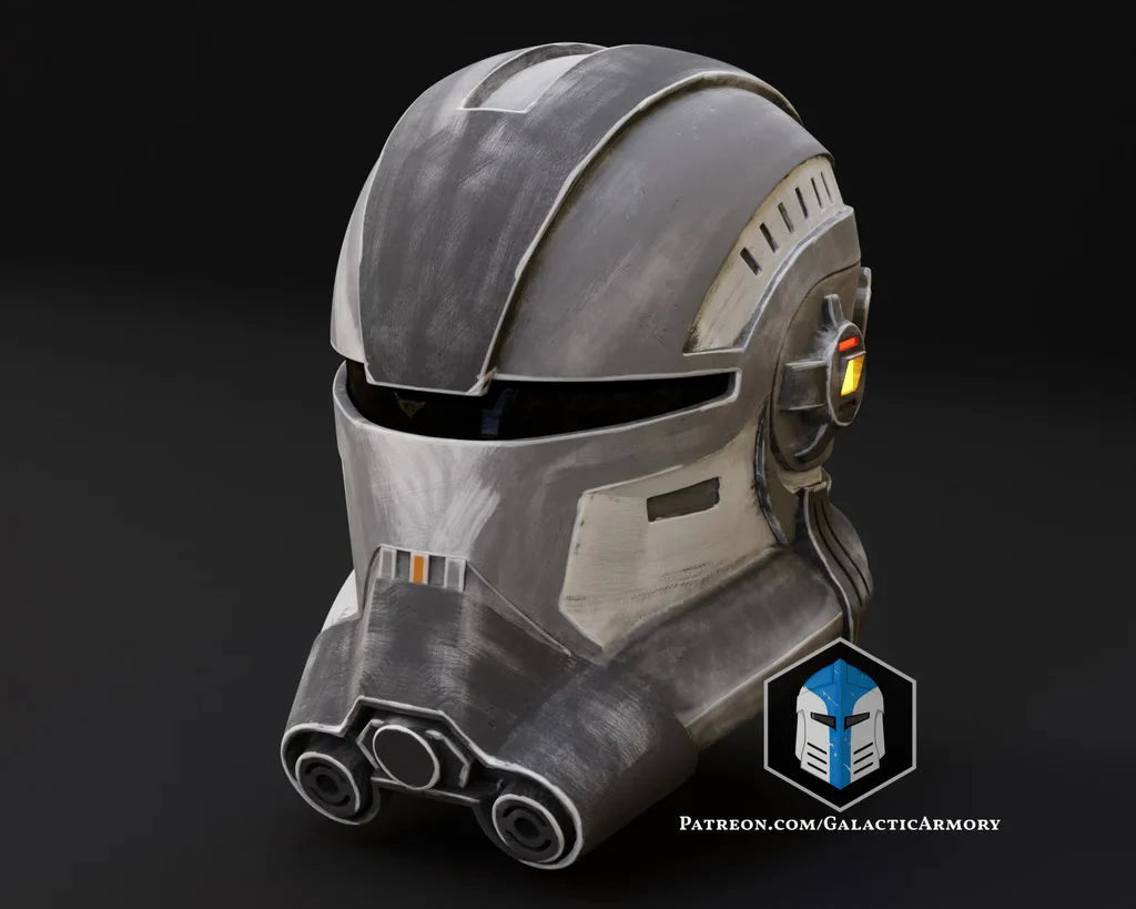 Echo Helmet with Visor | Raw DIY Parts Kit Scaled for You! – 3D Cauldron