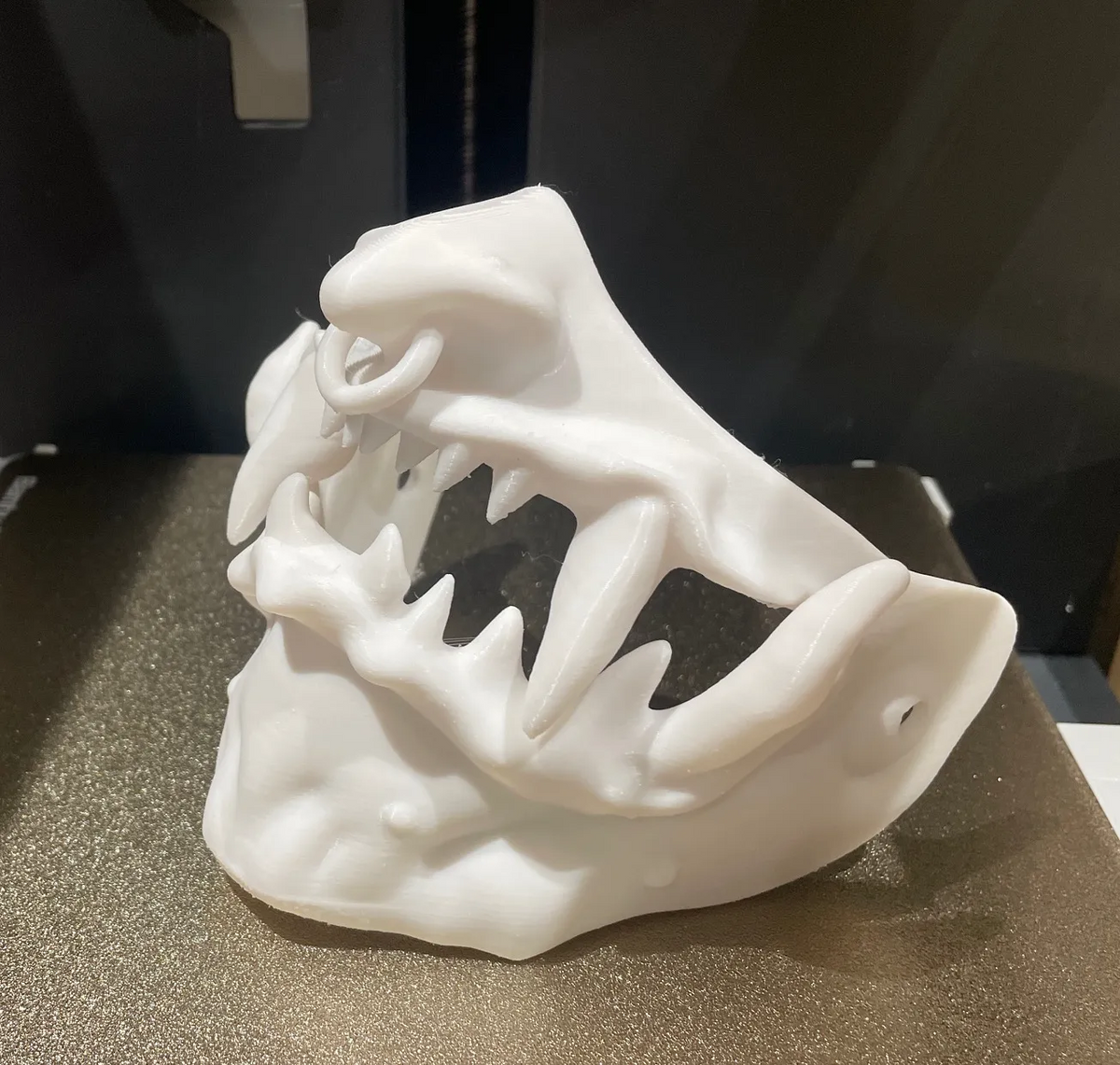 Japanese Oni Mask | Raw DIY Kit | Wearable Accessory – 3D Cauldron