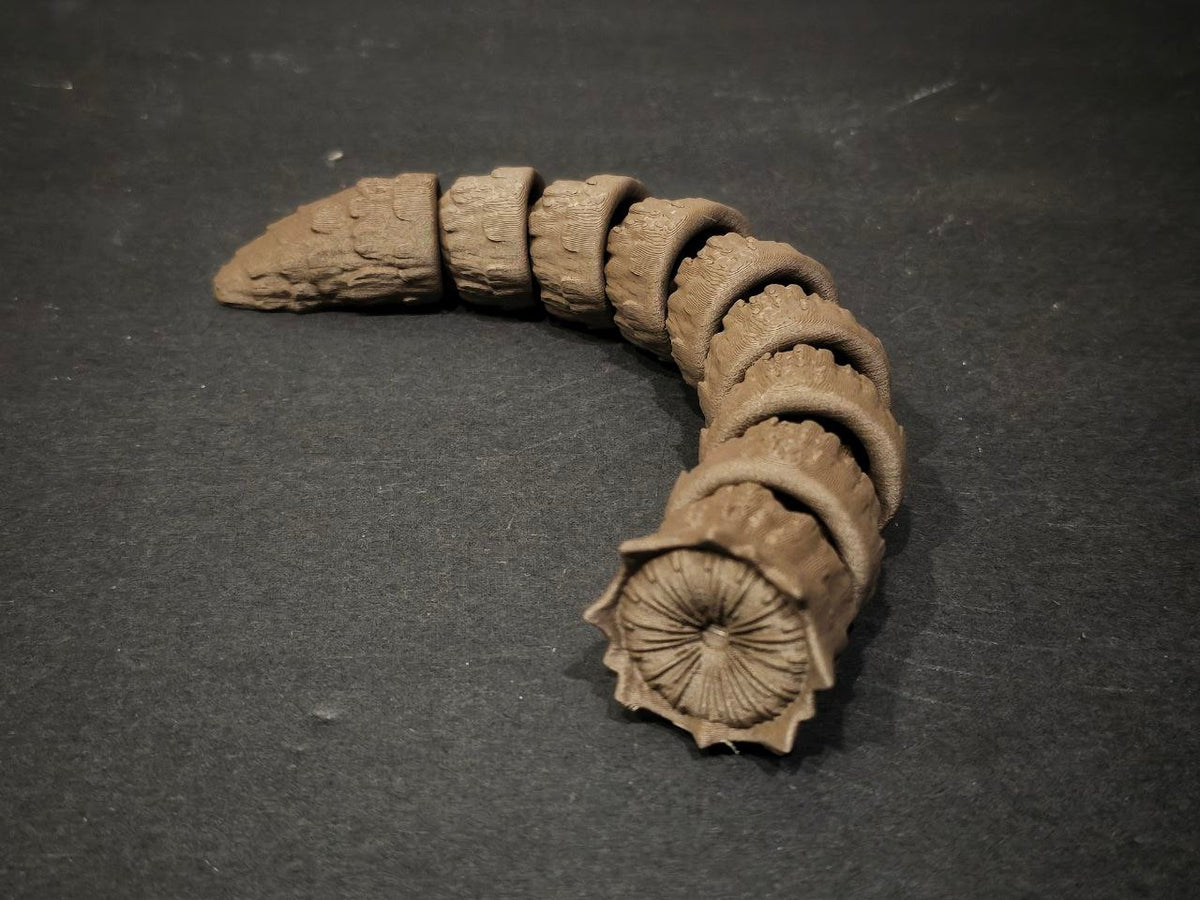 Articulated Sand Worm – 3D Cauldron