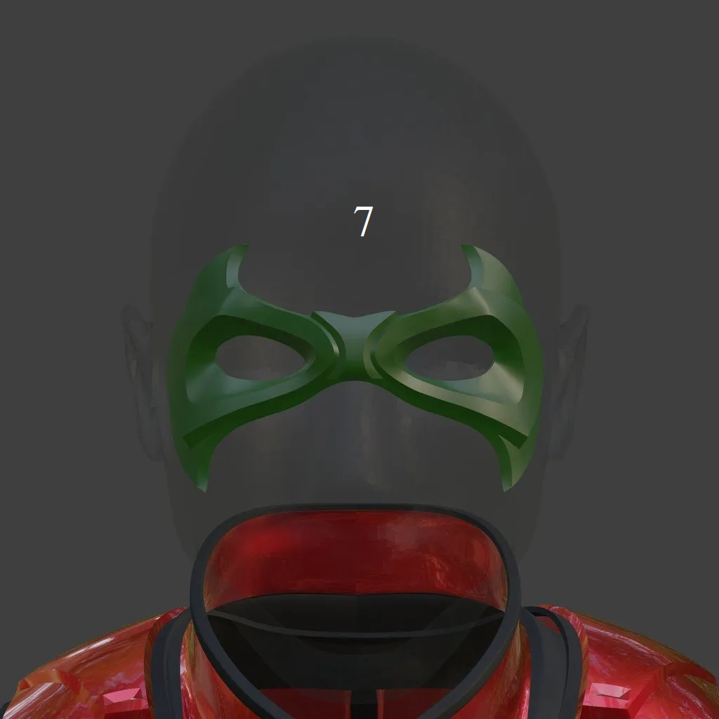 Various Masks for your Robin Costume | Raw DIY Kit | Wearable Accessor ...